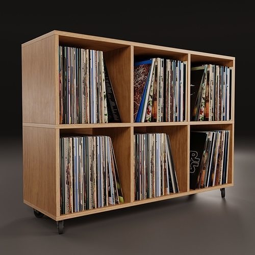 Vinyl Storage No39 3D model | CGTrader