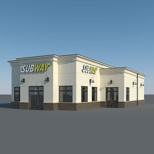 Subway Restaurant 3D model | CGTrader