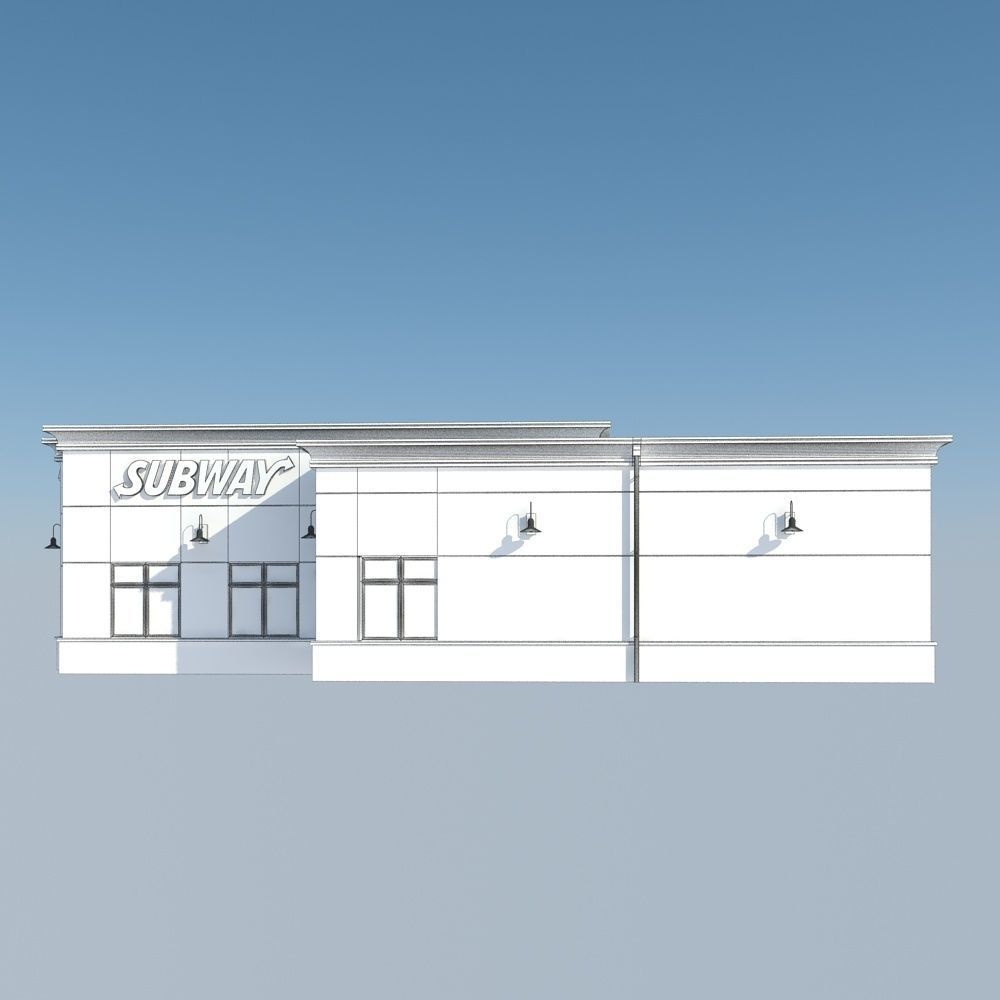 Subway Restaurant 3D model | CGTrader