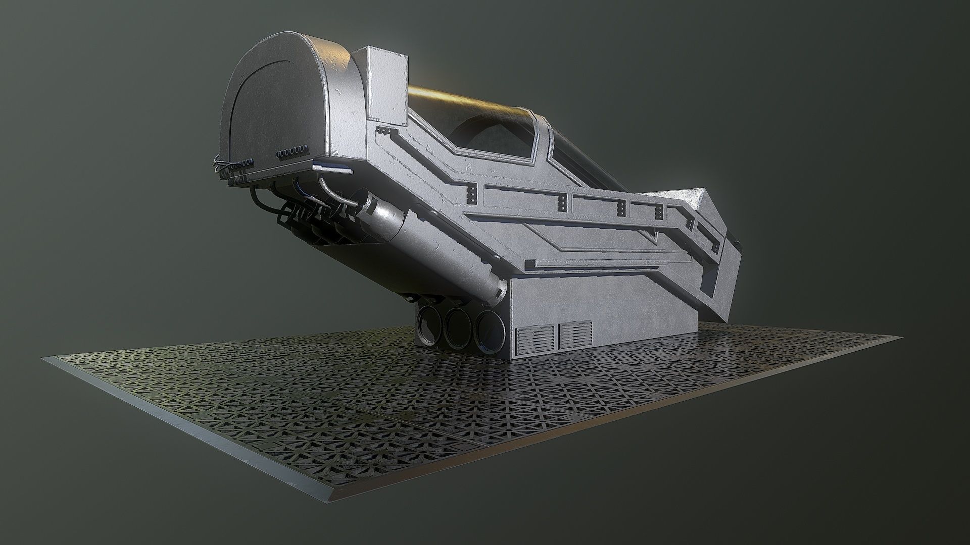 Hypersleep chamber aliens 3D model | CGTrader