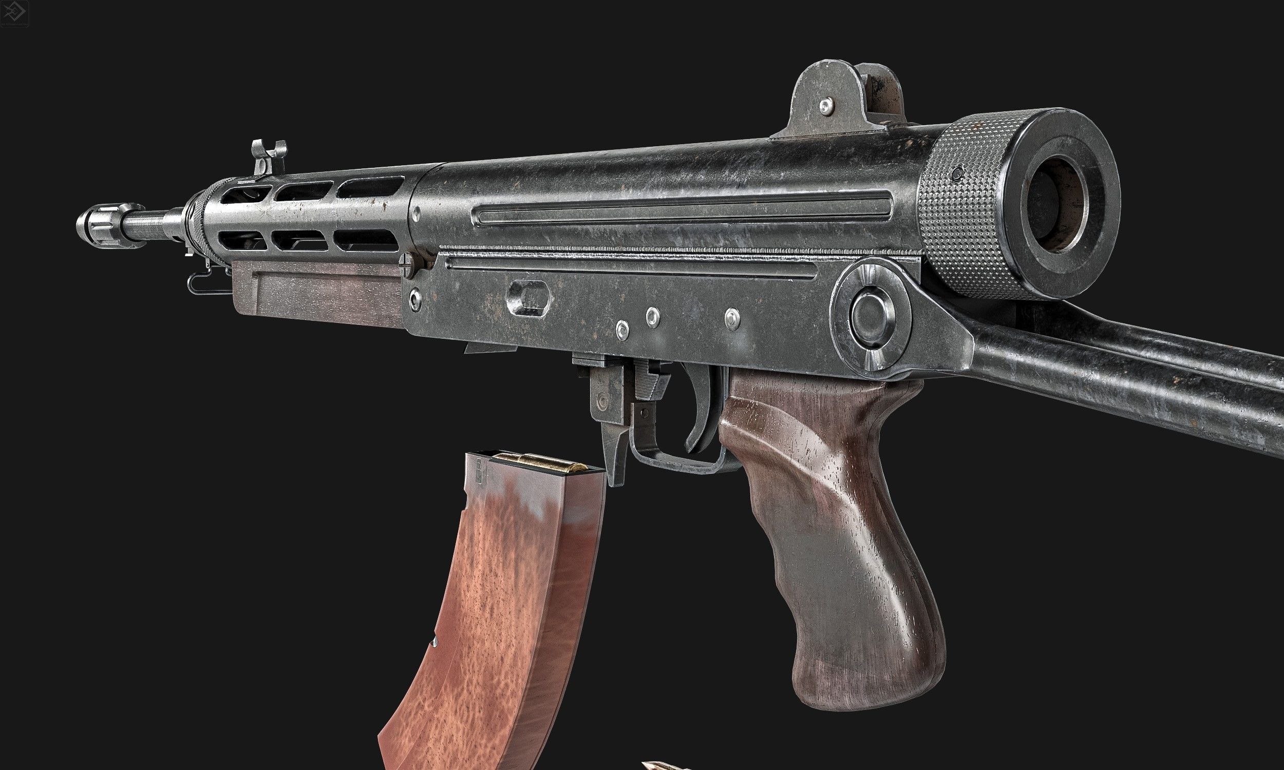 3D model Vargo 52 - Assault Rifle VR / AR / low-poly | CGTrader