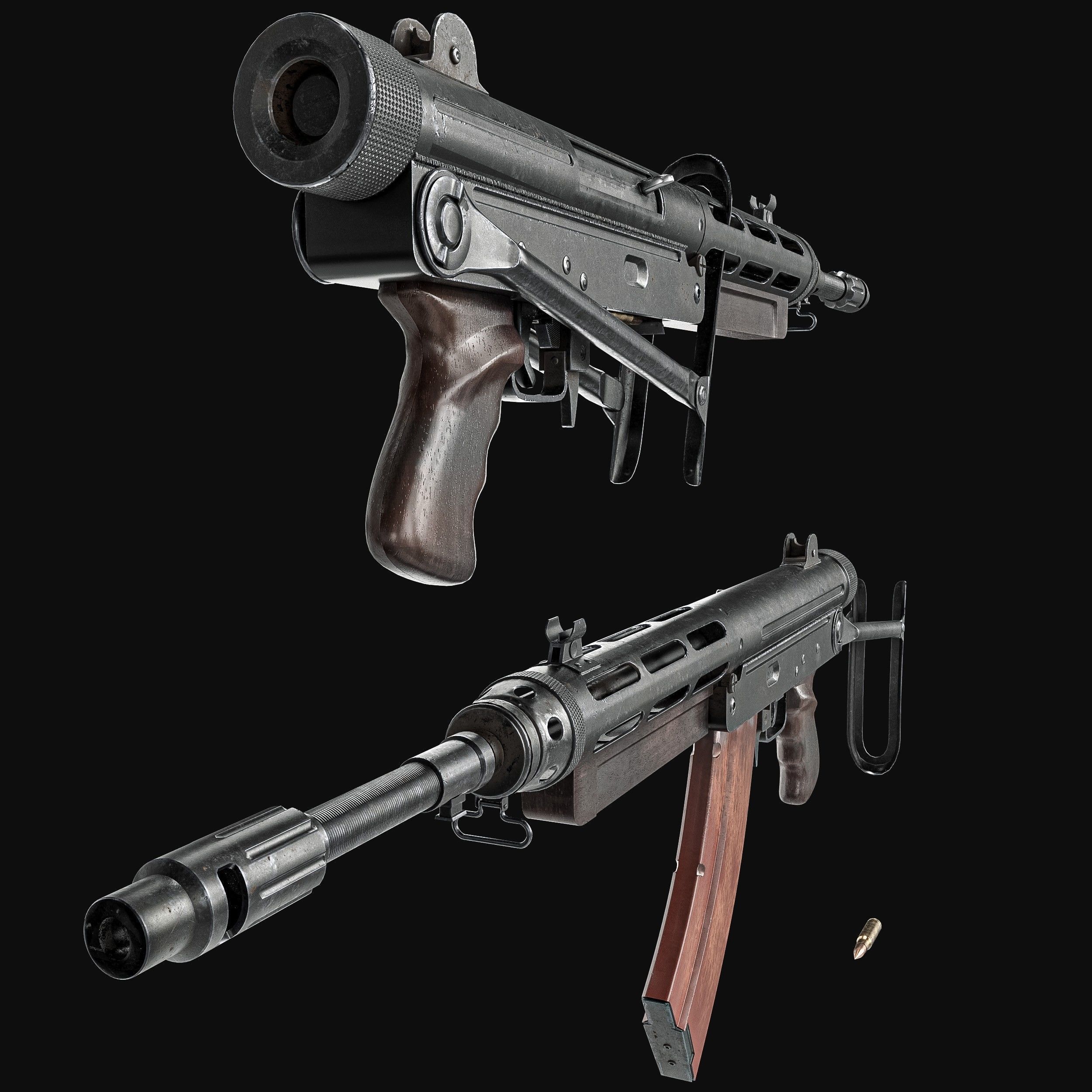 3D model Vargo 52 - Assault Rifle VR / AR / low-poly | CGTrader