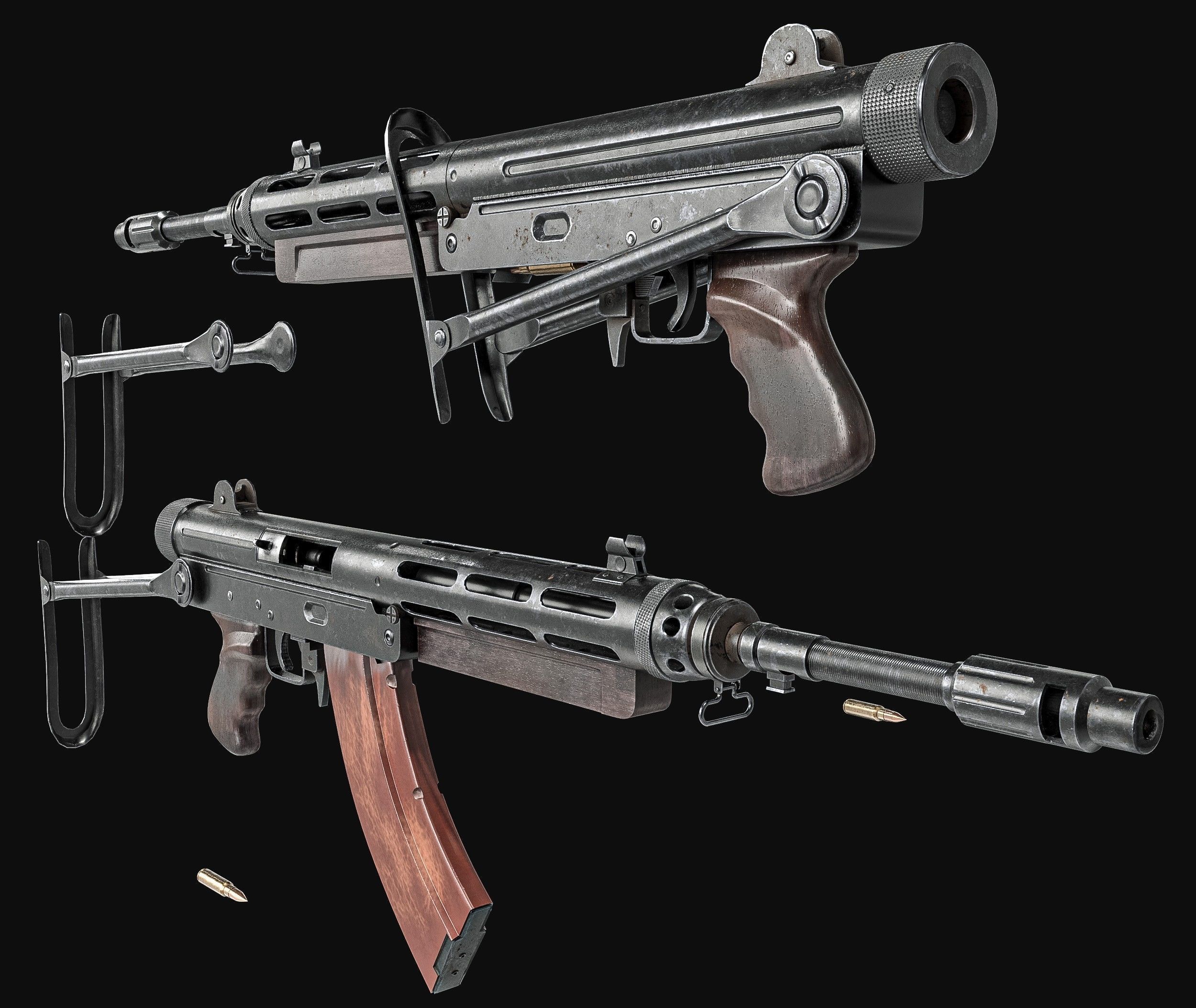 3D model Vargo 52 - Assault Rifle VR / AR / low-poly | CGTrader