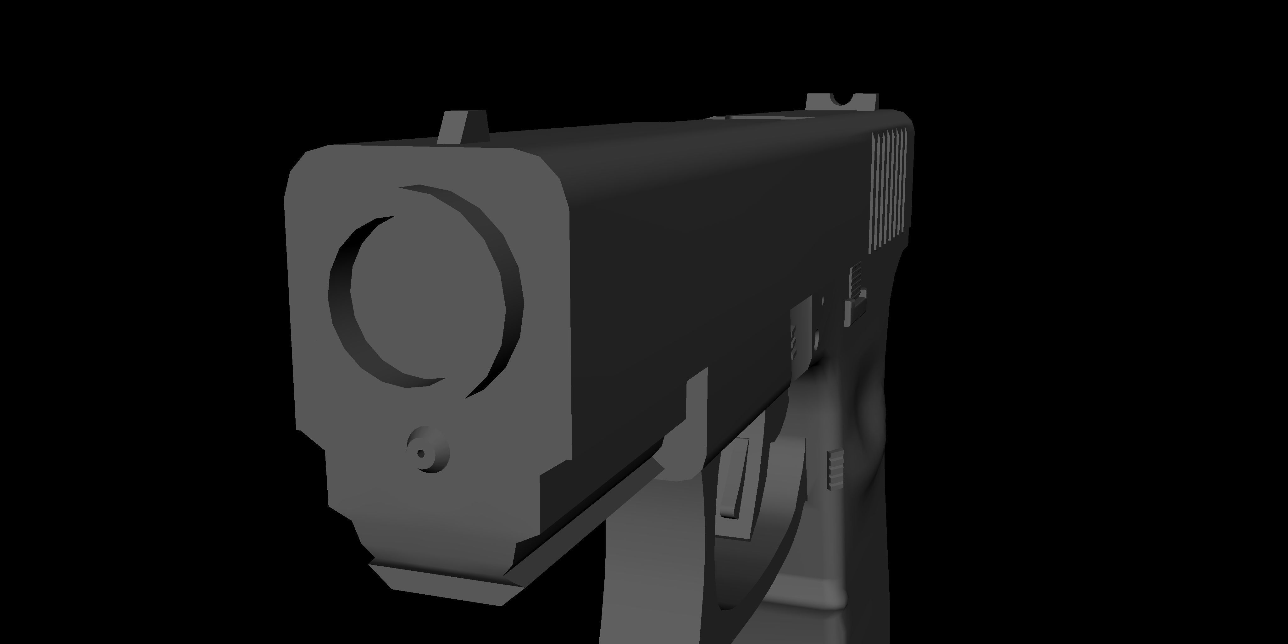 3D model Glock 21 3D model low-poly and high-poly VR / AR / low-poly ...