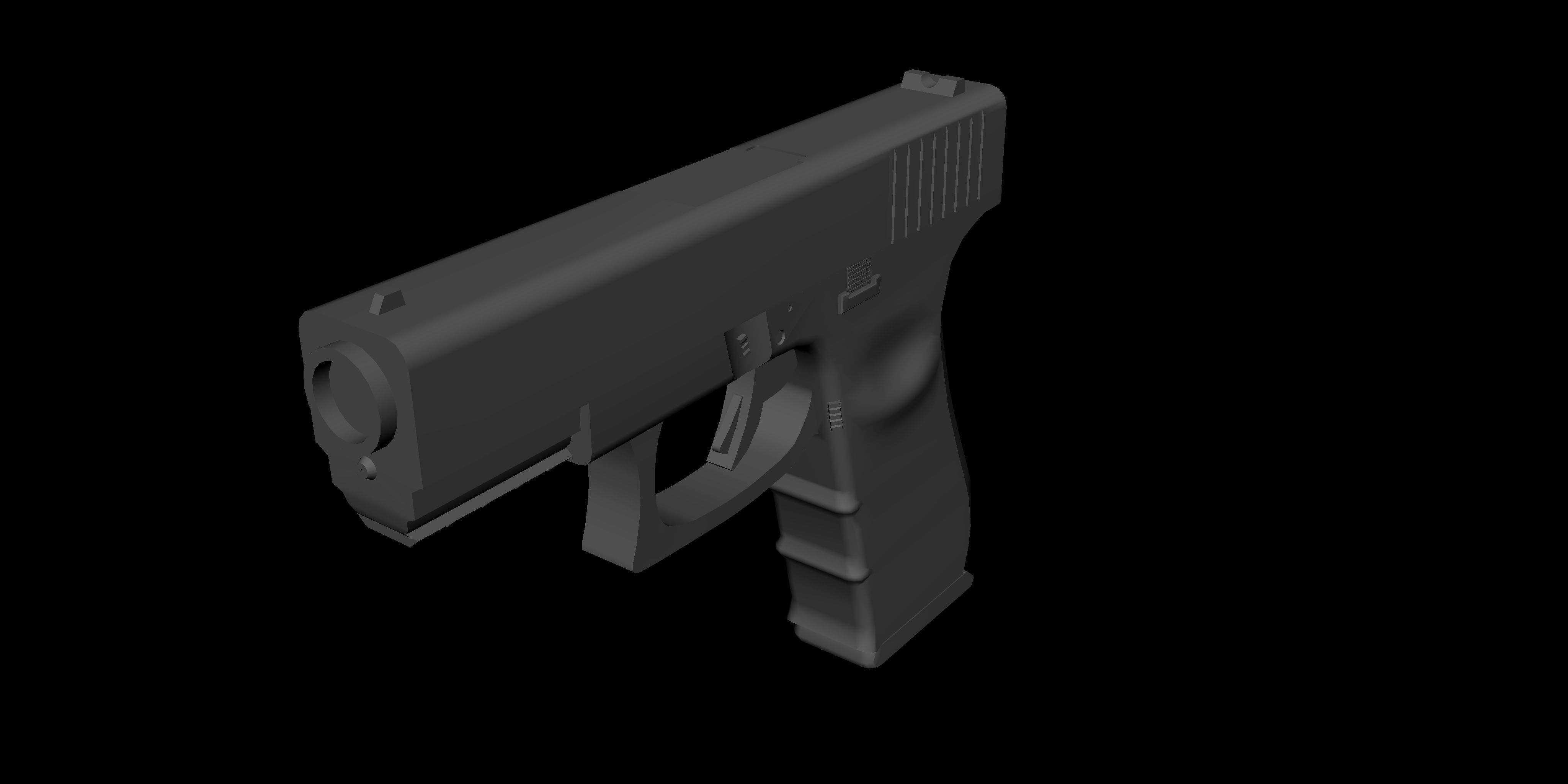 3D model Glock 21 3D model low-poly and high-poly VR / AR / low-poly ...