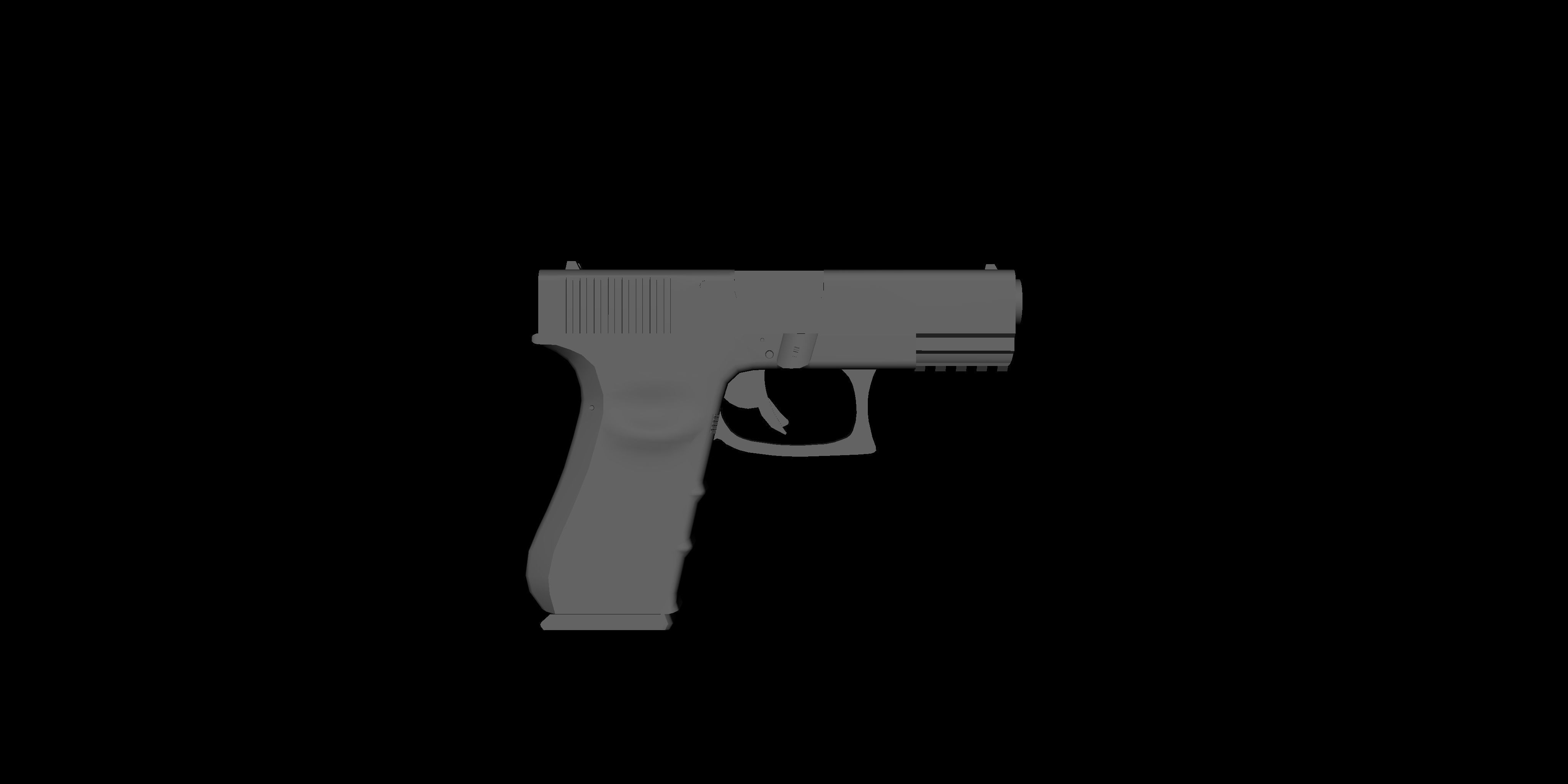 3D model Glock 21 3D model low-poly and high-poly VR / AR / low-poly ...