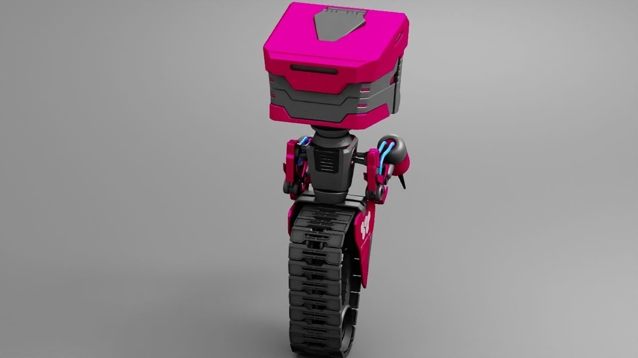 Utility bot rigged - animated character 3D model animated rigged | CGTrader