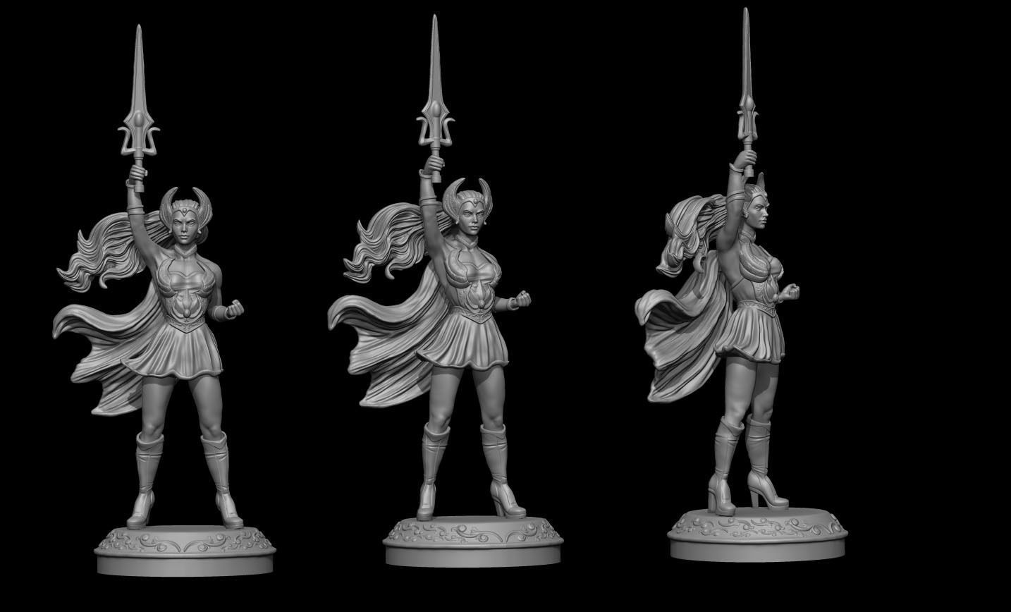 She Ra Fanart 3D model 3D printable | CGTrader
