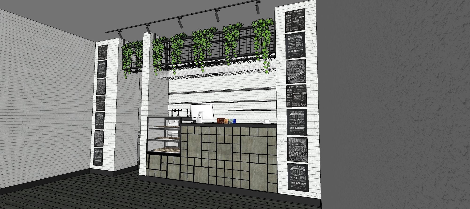 Coffee Shop - interior design 3D model animated | CGTrader