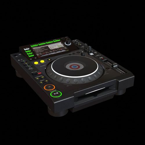 Black Dj System 3D Model OBJ | CGTrader.com
