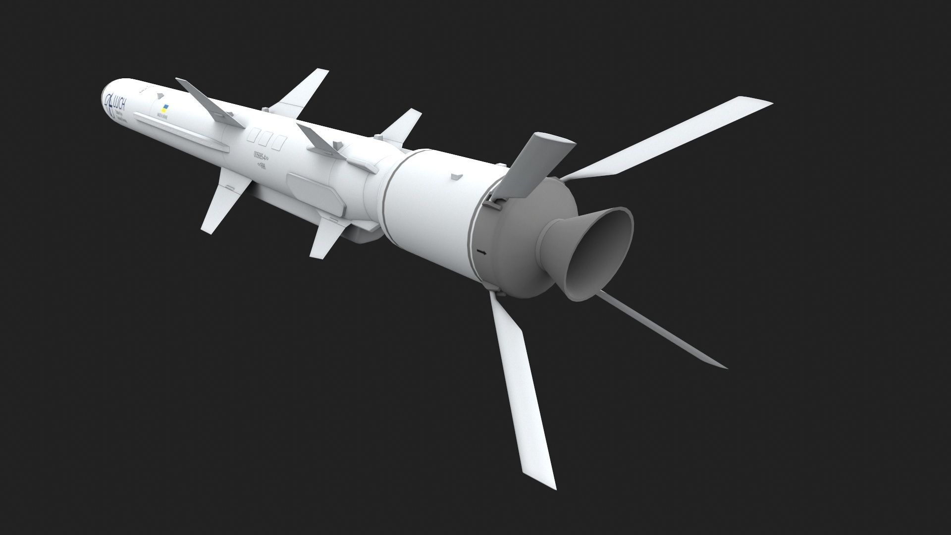 3D model R-360 Neptune cruise missile VR / AR / low-poly | CGTrader