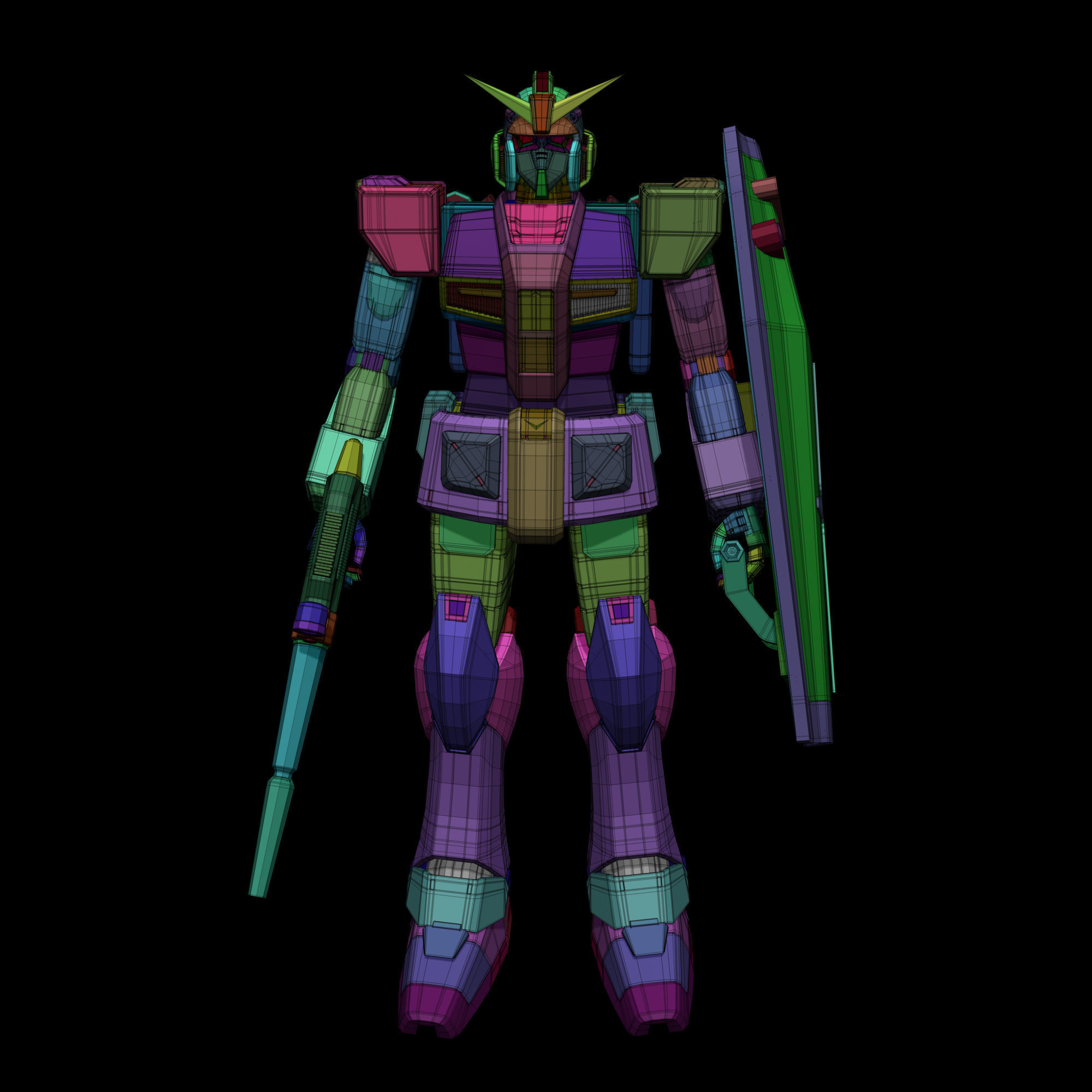 Gundam G40 3D model | CGTrader