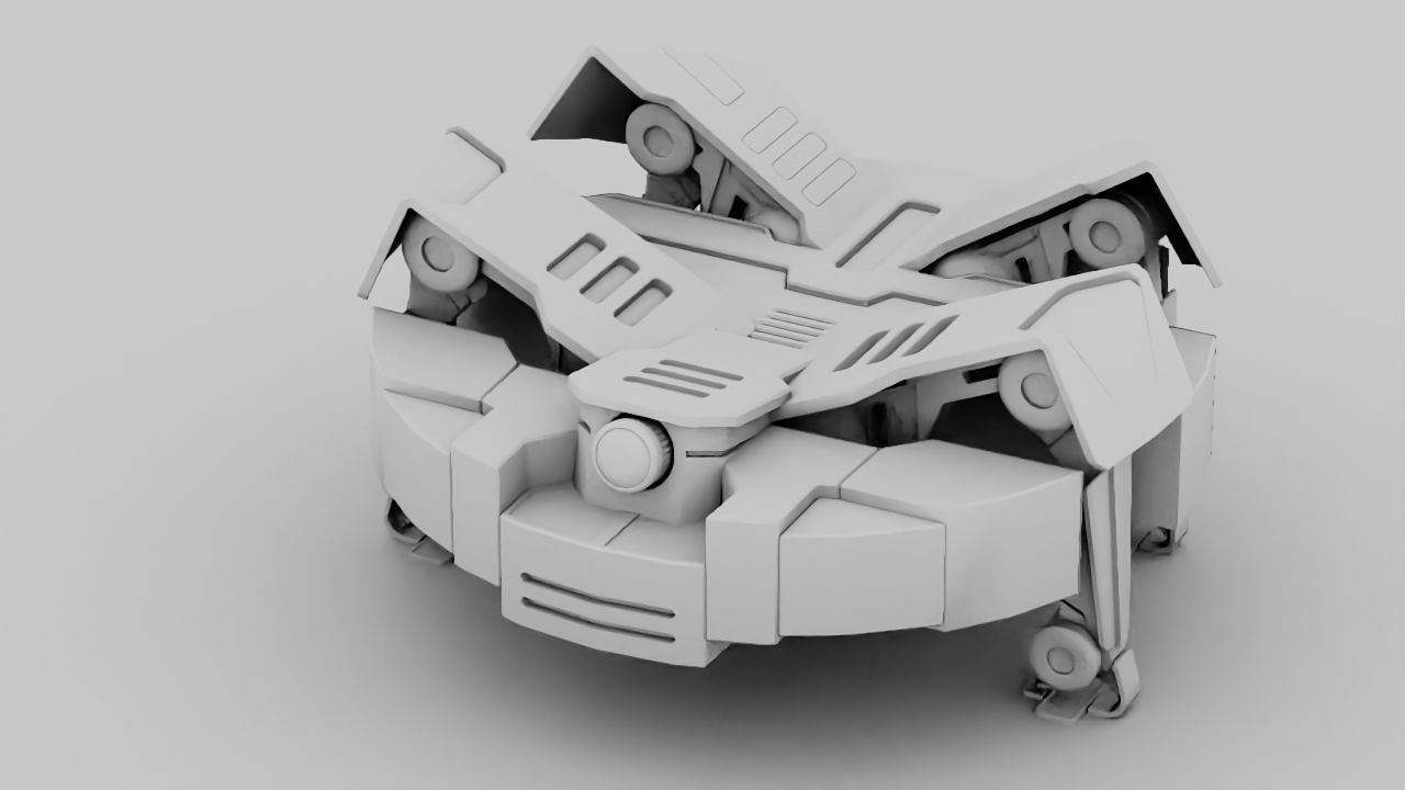 Spy robot rigged - animated 3D model animated rigged | CGTrader