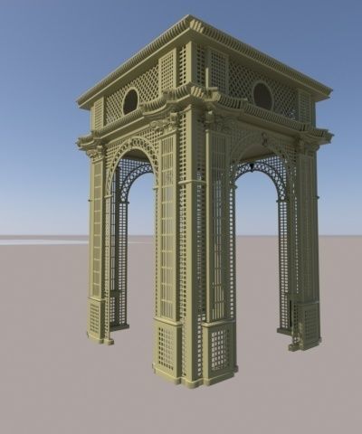 Pavilion 3D model | CGTrader