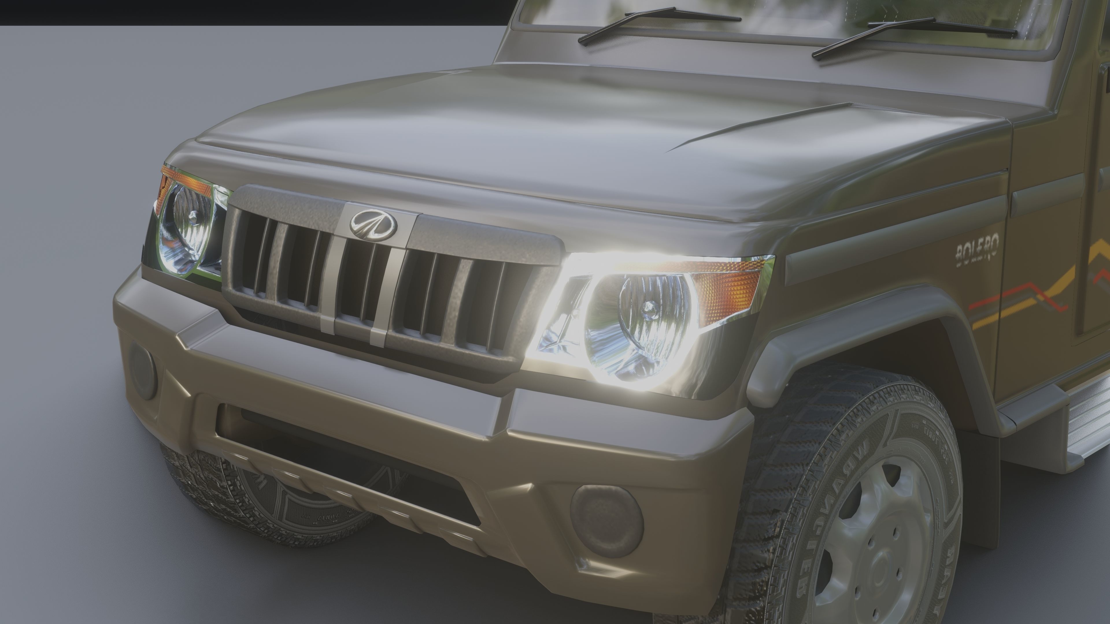 MAHINDRA BOLERO CAMPER 3D model | CGTrader