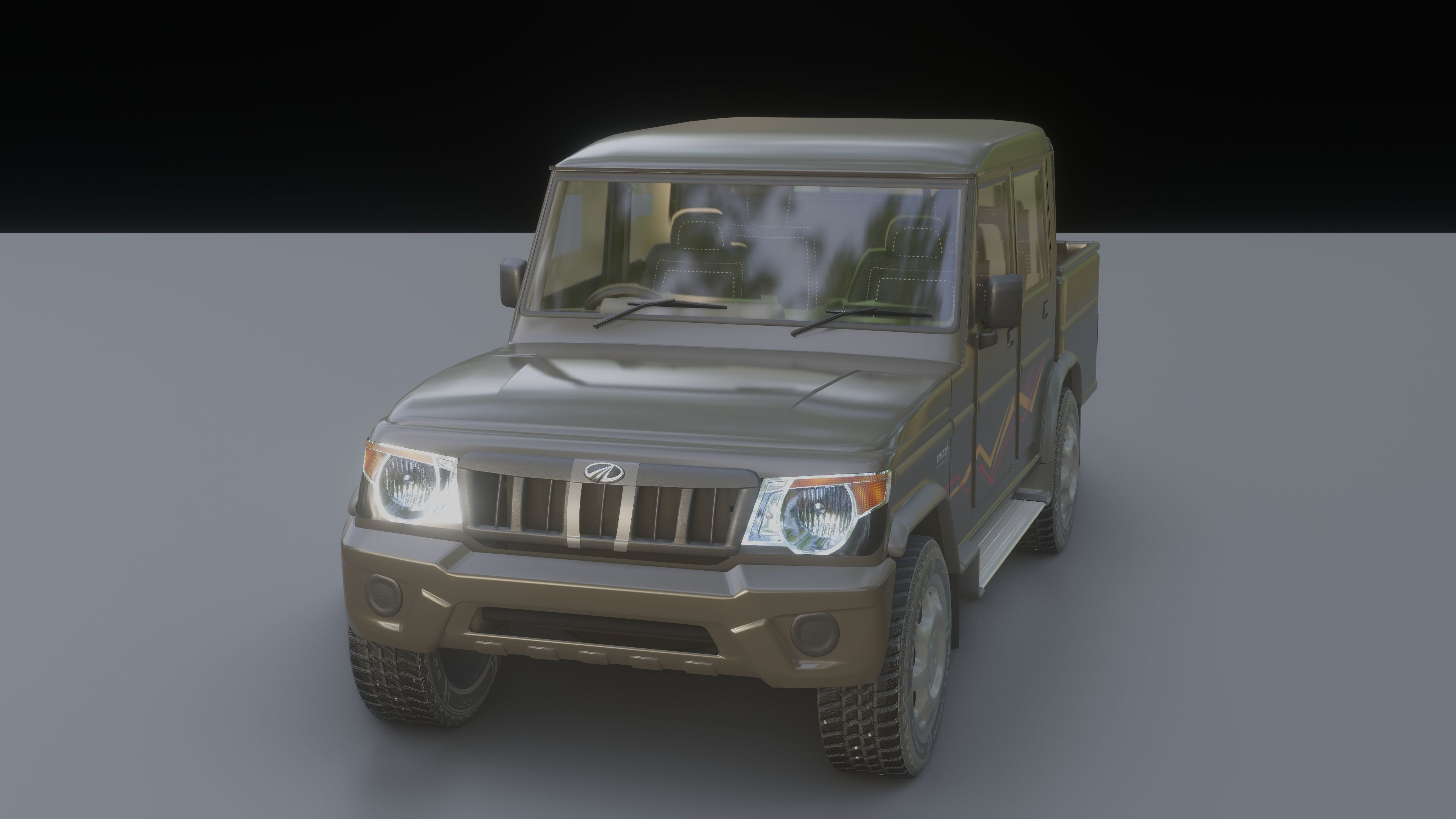 MAHINDRA BOLERO CAMPER 3D model | CGTrader