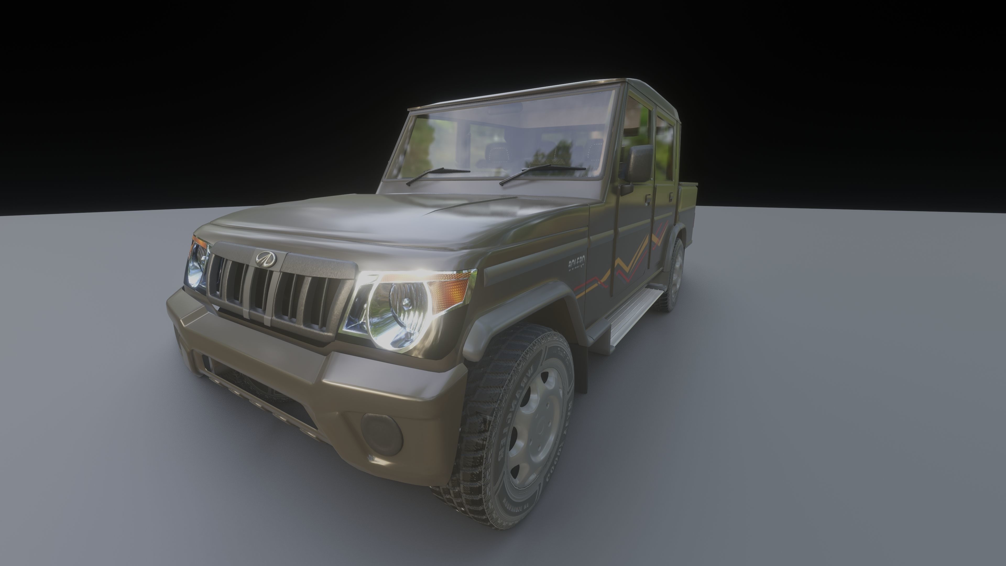 MAHINDRA BOLERO CAMPER 3D model | CGTrader