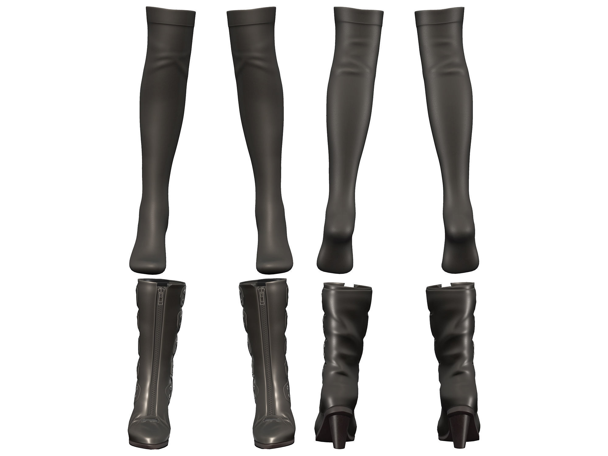 3D model One Piece Body Suit VR / AR / low-poly | CGTrader