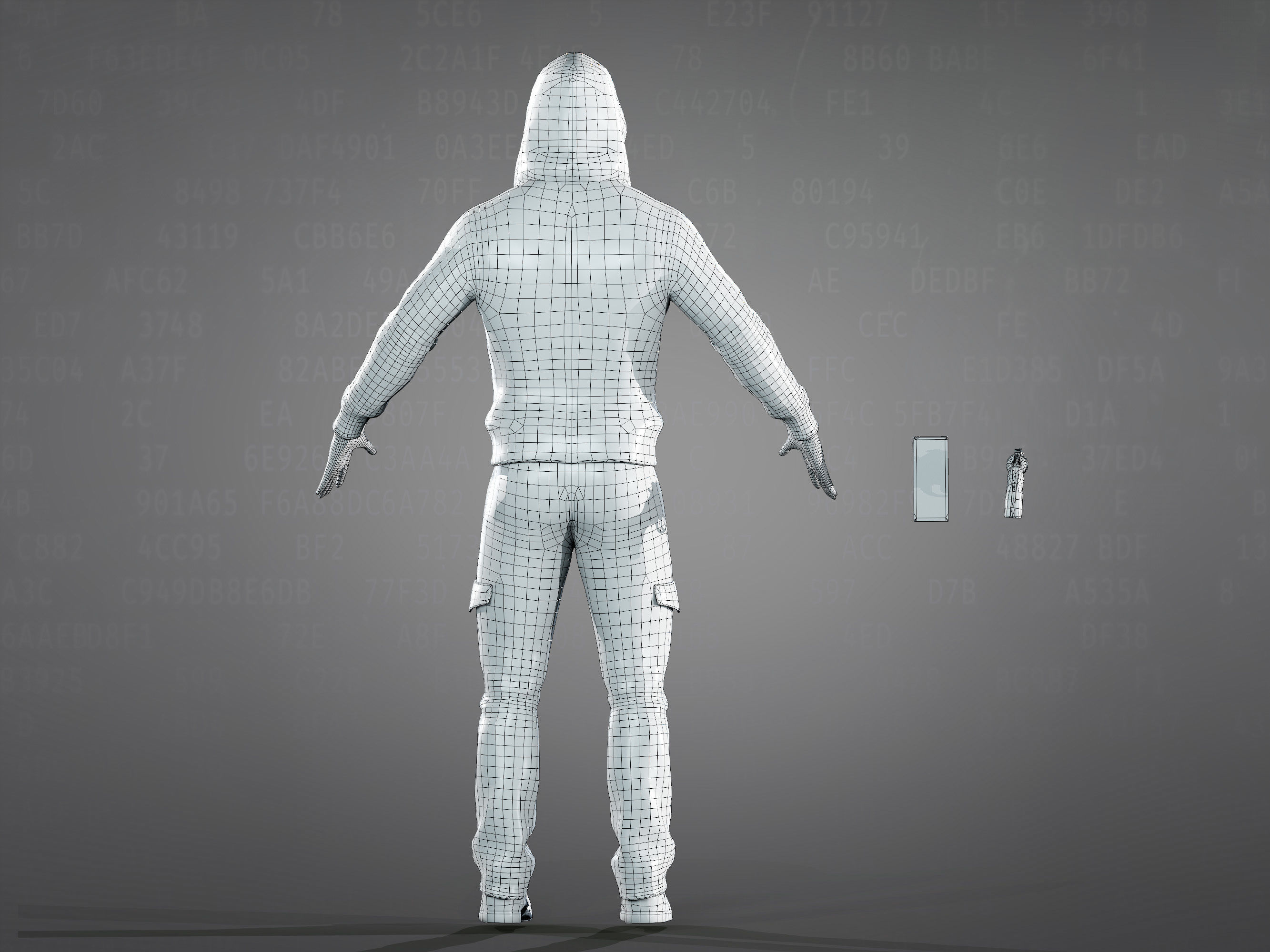 3D model Anonymous Hacker VR / AR / low-poly rigged | CGTrader