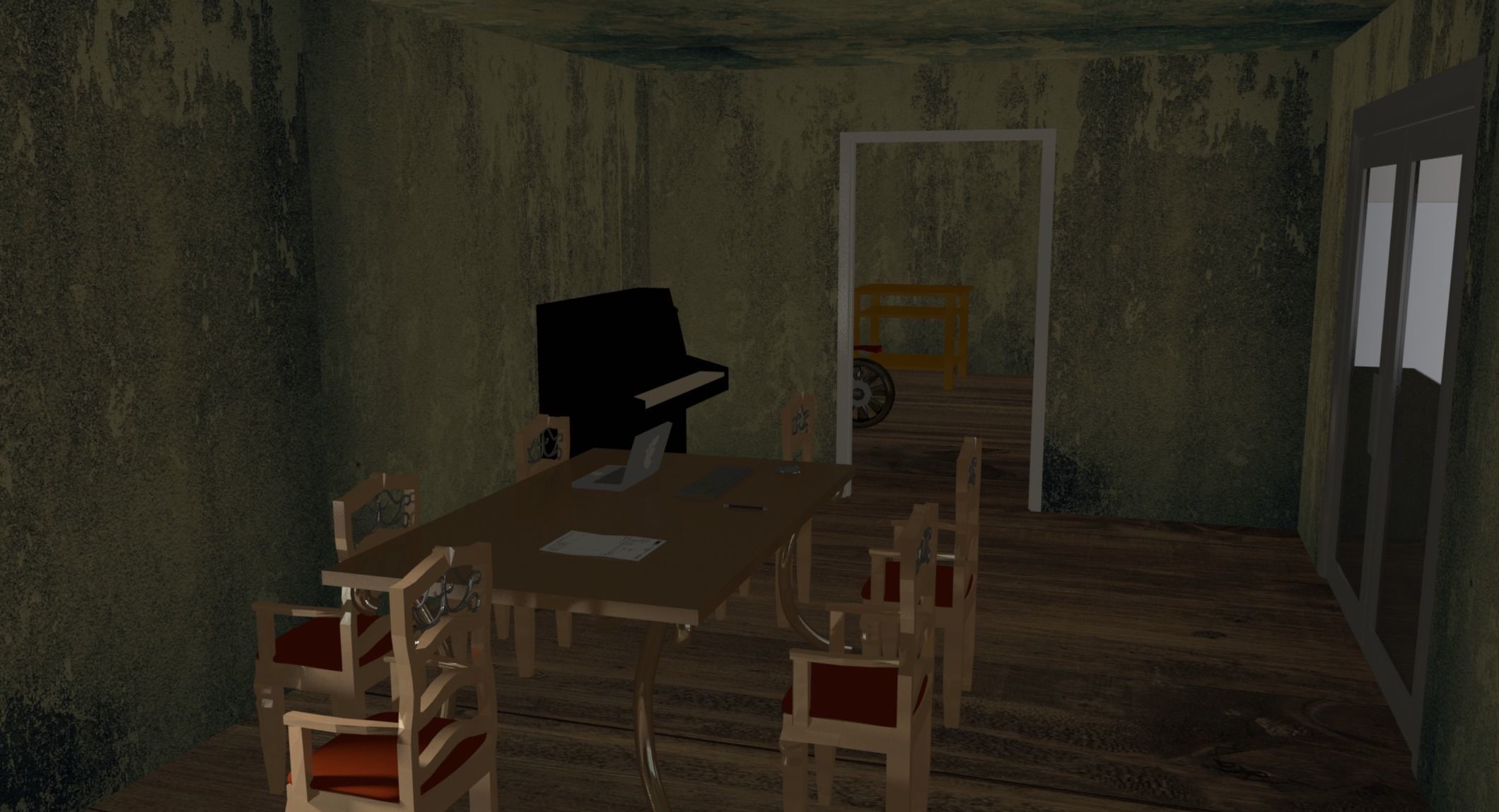 Horror Home 3D model | CGTrader