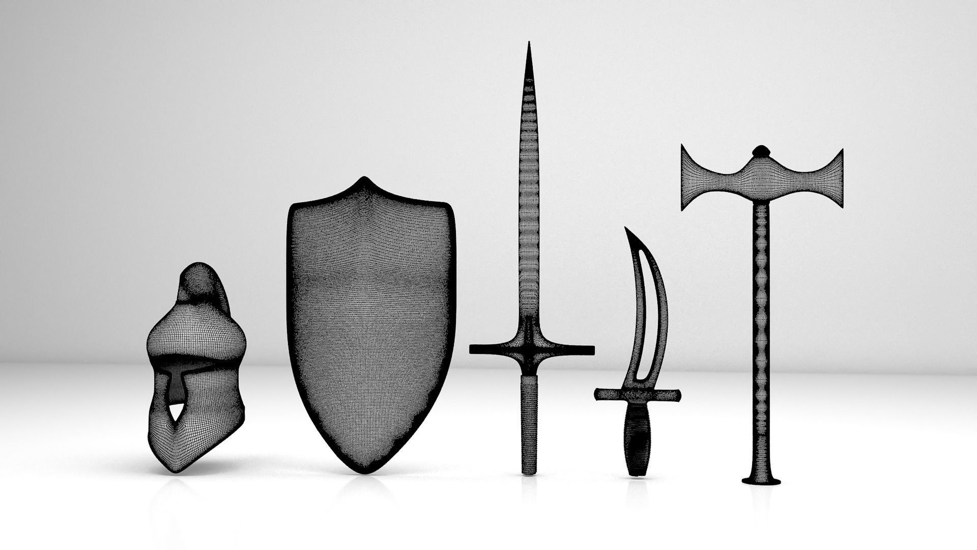 Warrior Wepon 3D model | CGTrader