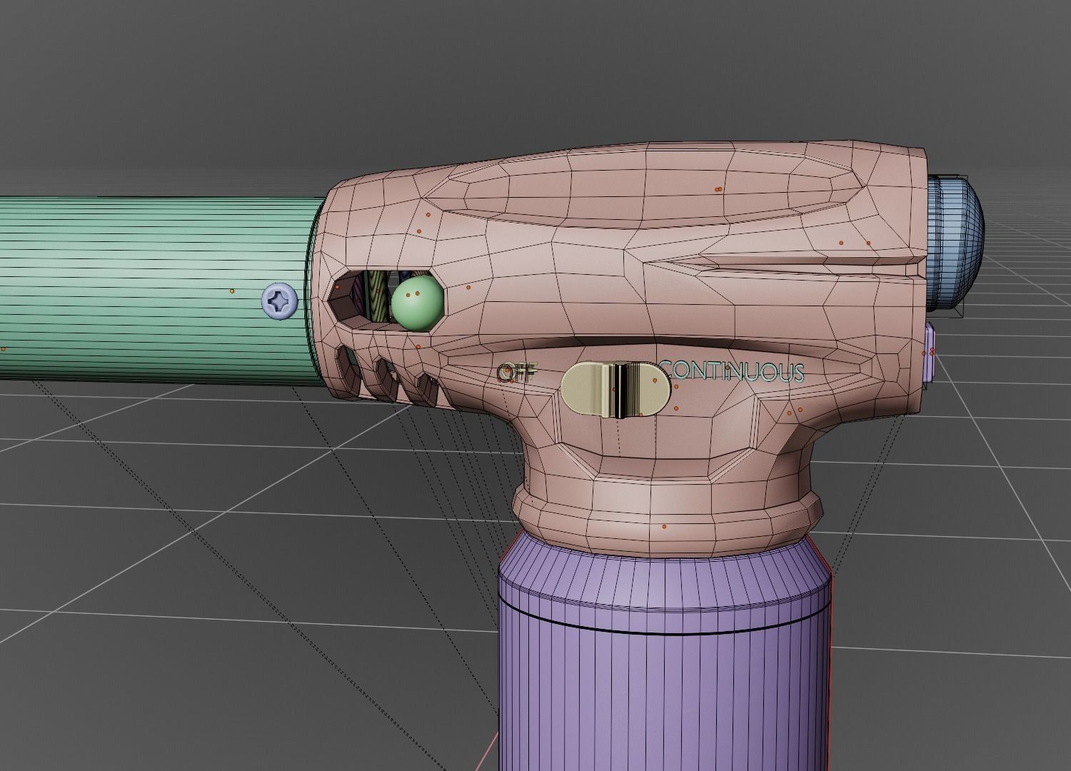 Butane Torch 3D model | CGTrader