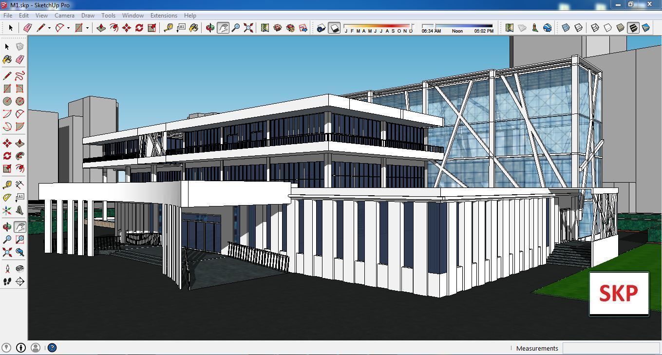 Sketchup Library M1 3D model | CGTrader