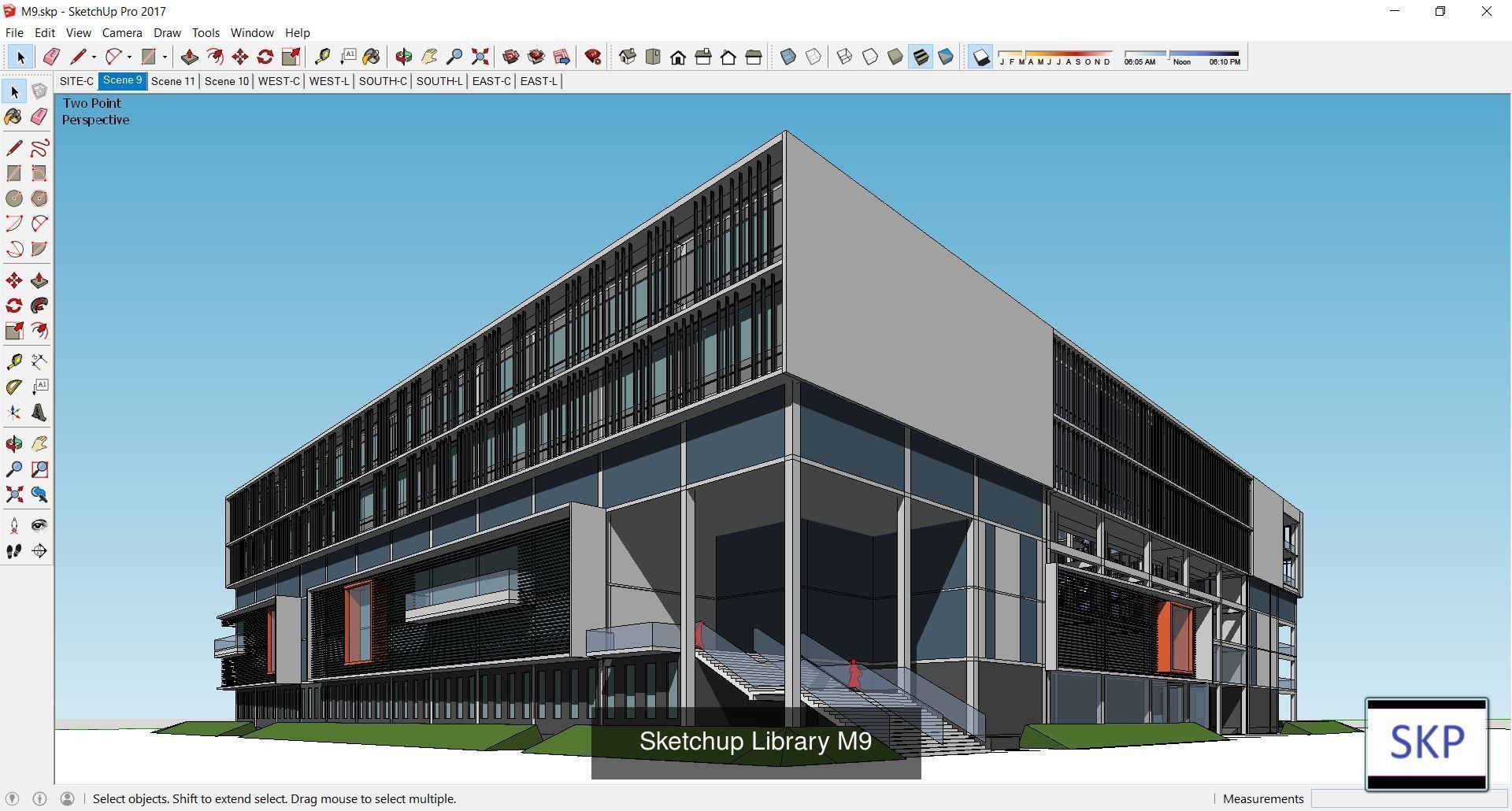 Collection 24 Sketchup Hospital and Library models | CGTrader