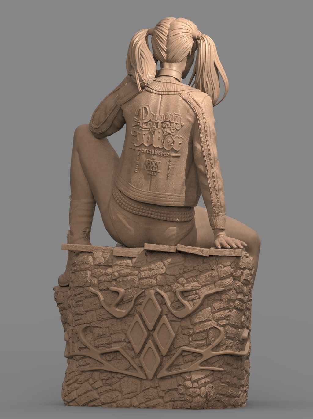 Harley Quinn NSFW 3D Print 3D model 3D printable | CGTrader