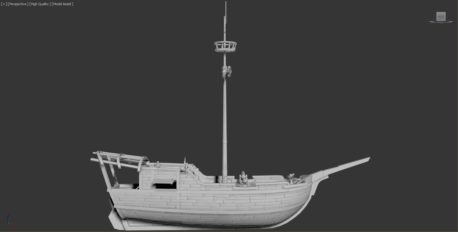 Sea of Thieves - Sloop 3D Print Model 3D model | CGTrader
