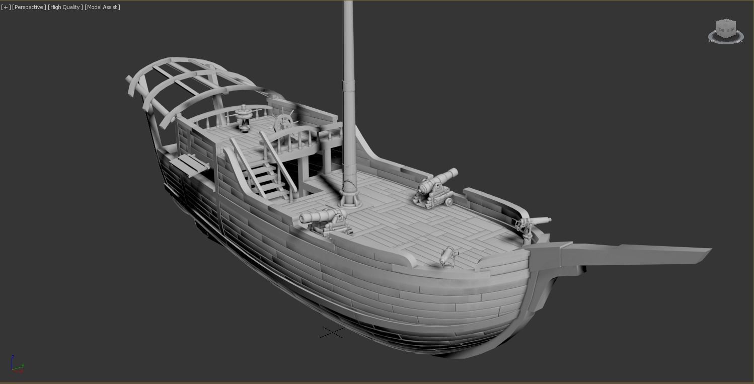 Sea of Thieves - Sloop 3D Print Model 3D model | CGTrader