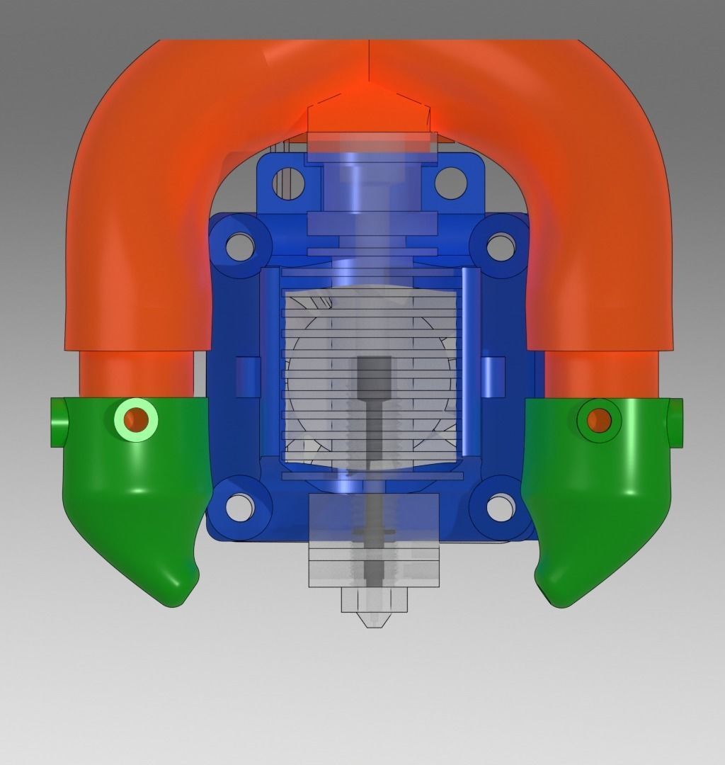E3D V6 HOTEND MOUNT 3D model 3D printable | CGTrader