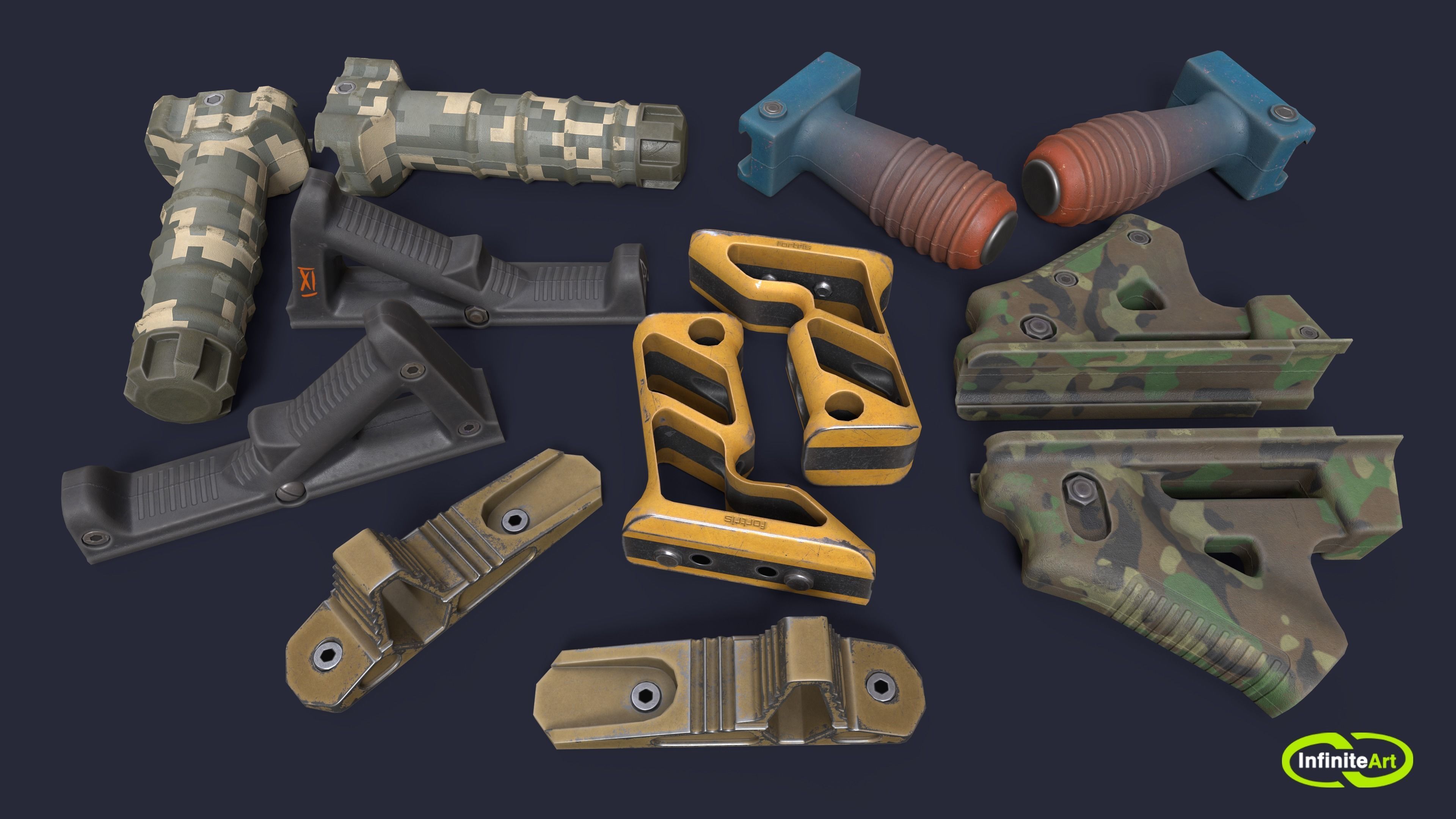 3D model Grips VR / AR / low-poly | CGTrader
