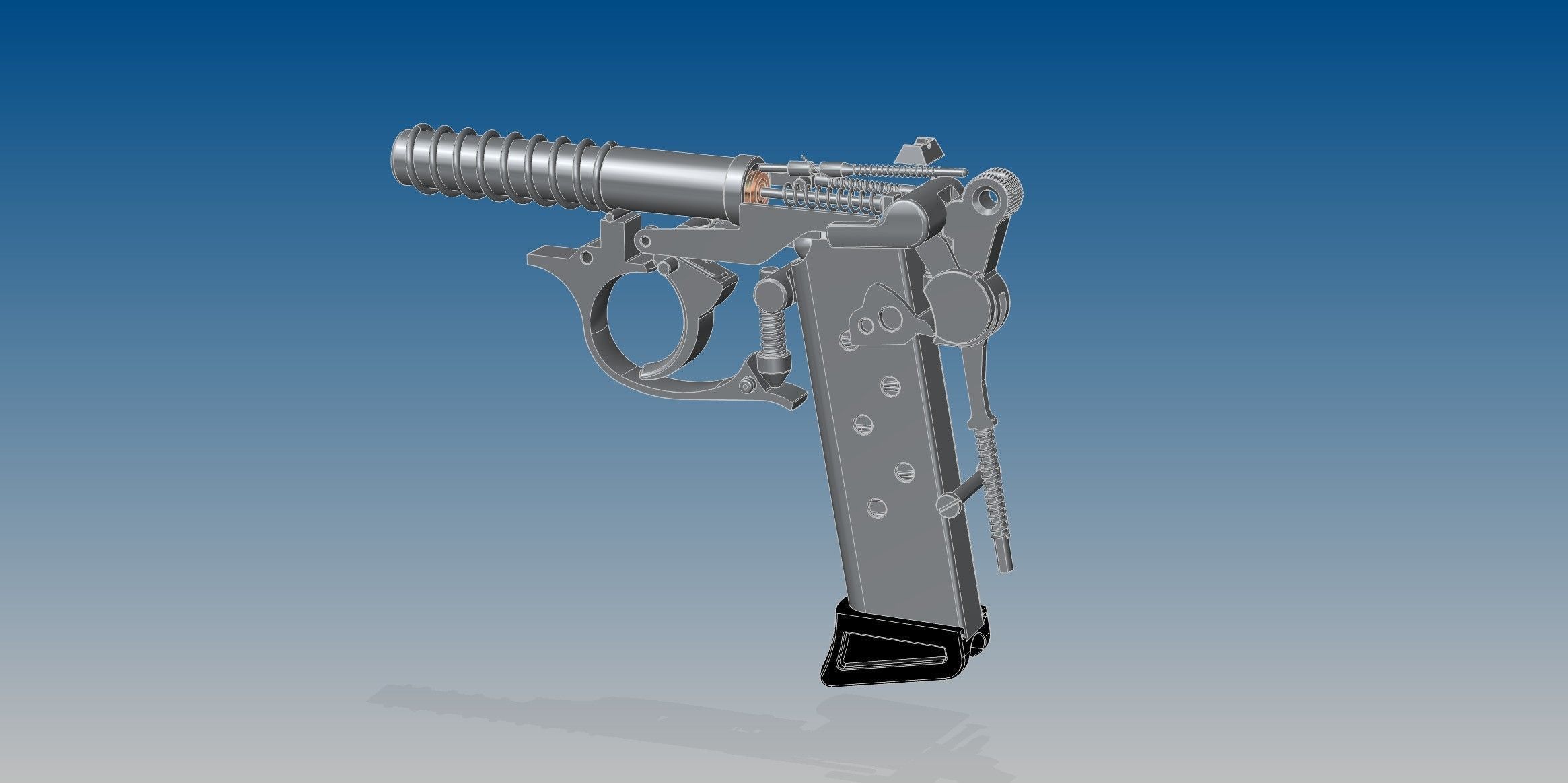 Walther PPK 3D model | CGTrader