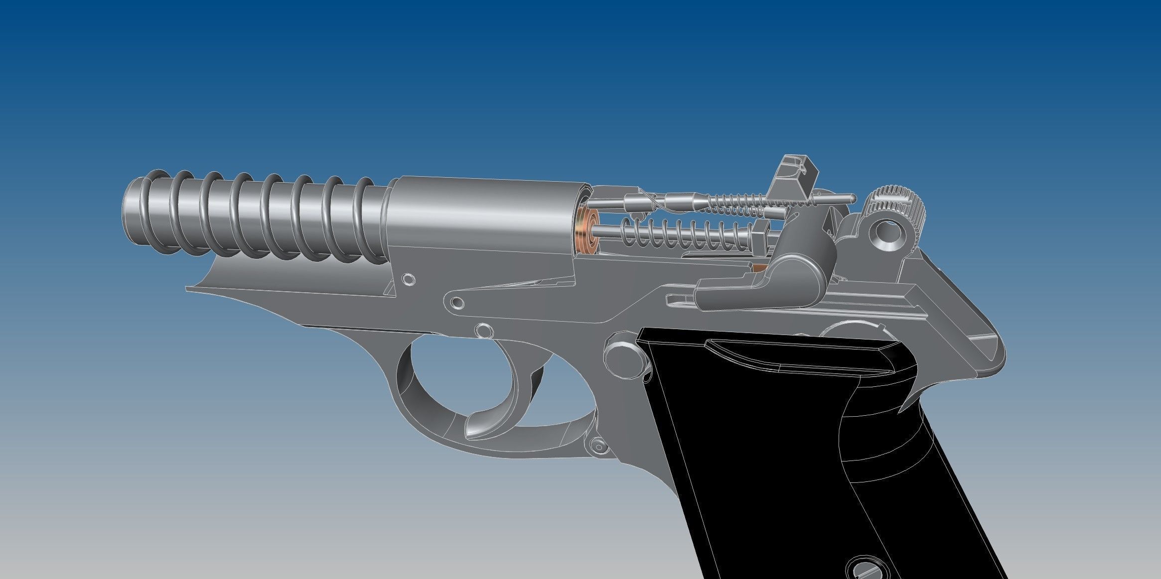 Walther PPK 3D model | CGTrader