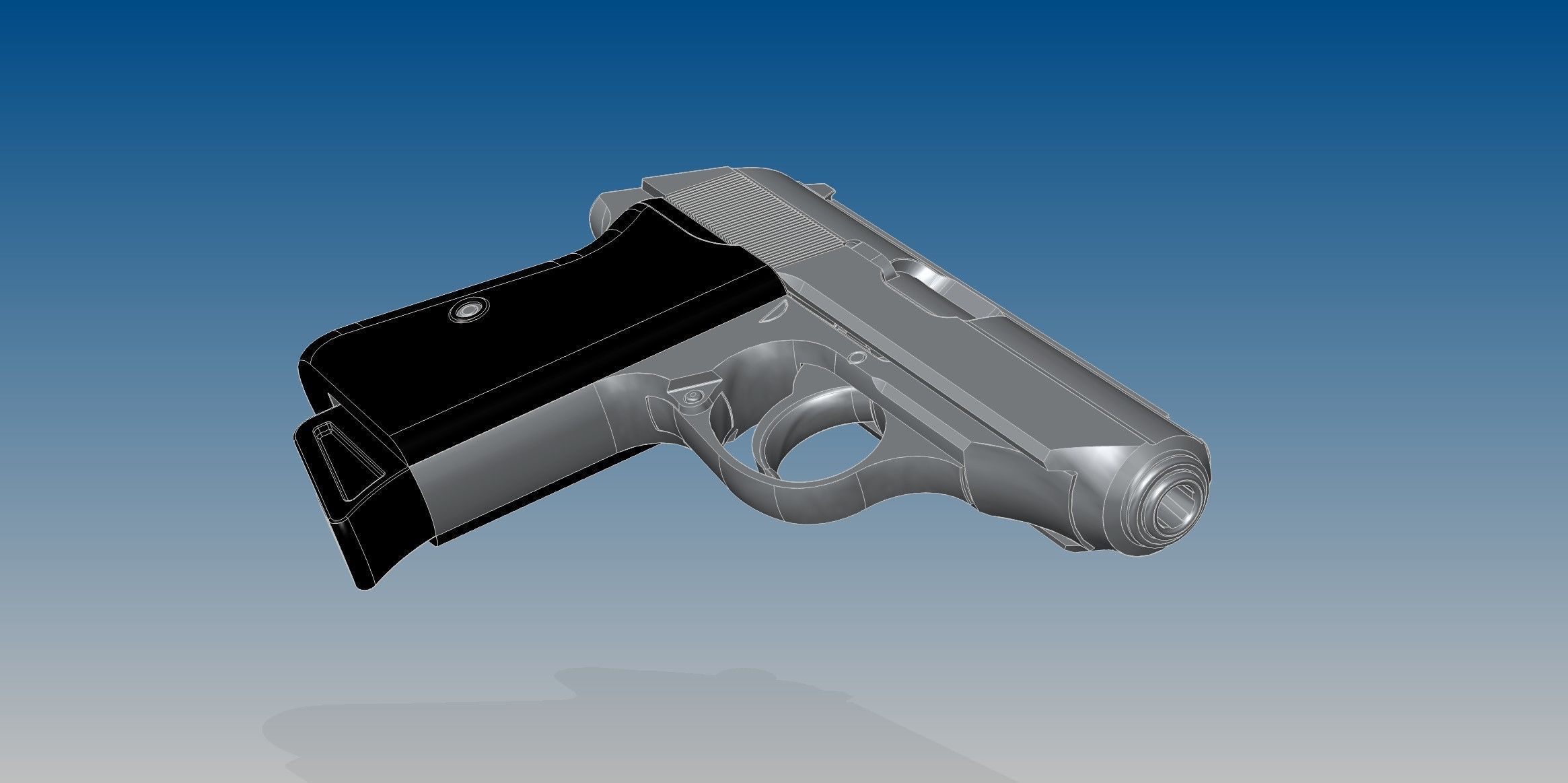 Walther PPK 3D model | CGTrader