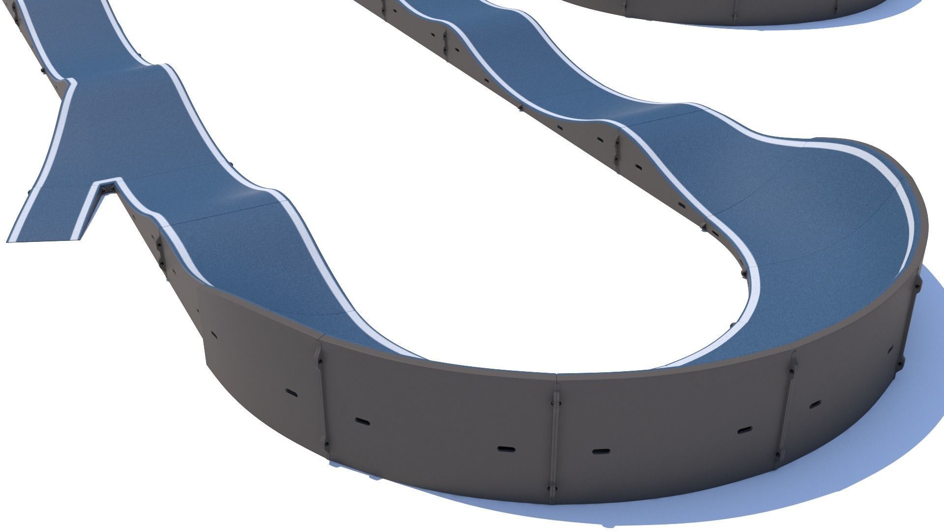 Pump Track Modular 3D model | CGTrader