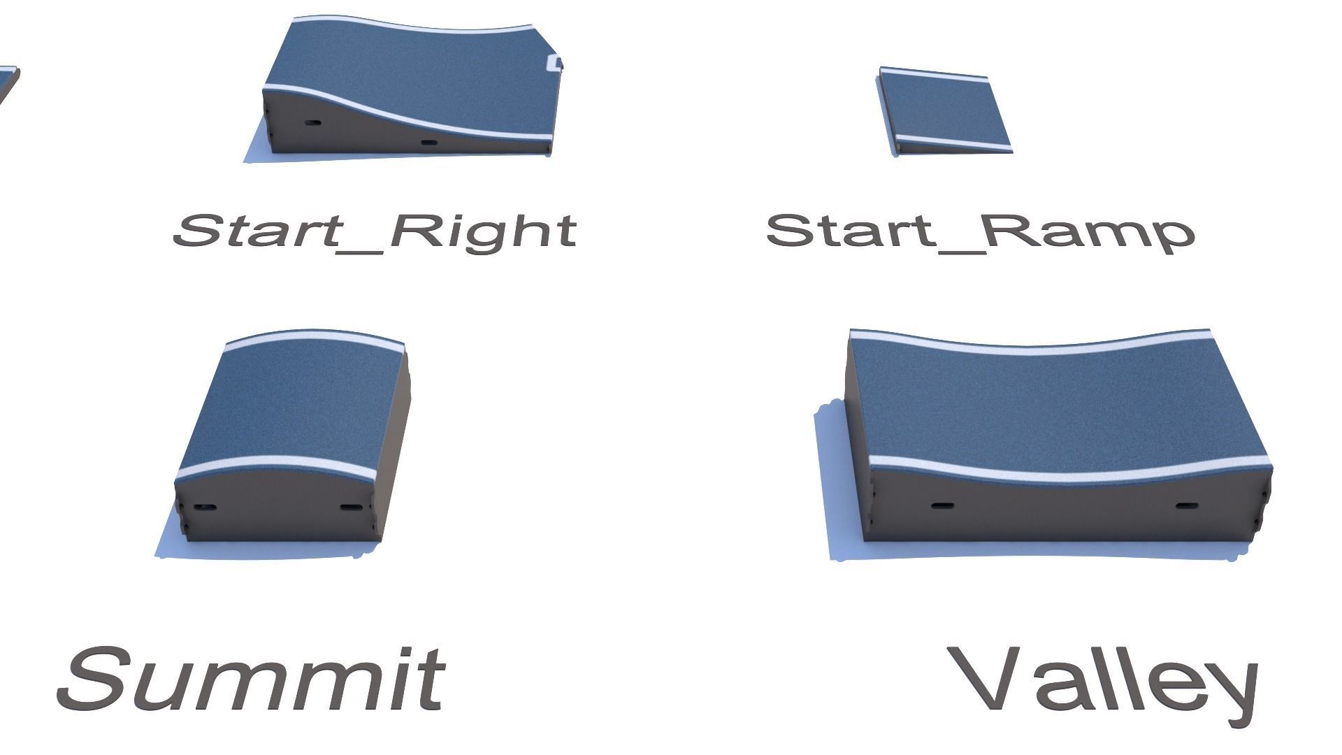 Pump Track Modular 3D model | CGTrader