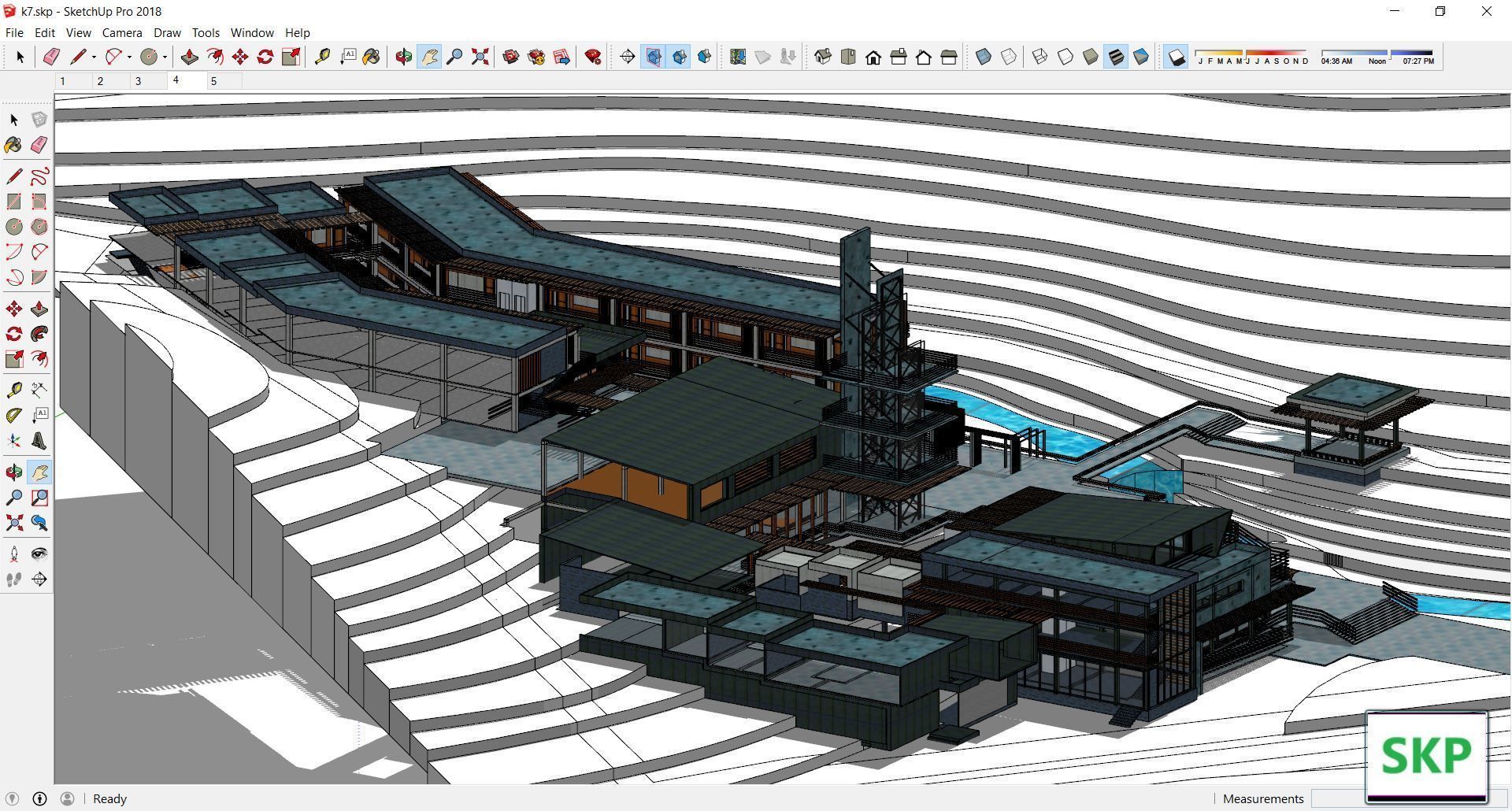 Sketchup Hotel K7 3D model | CGTrader