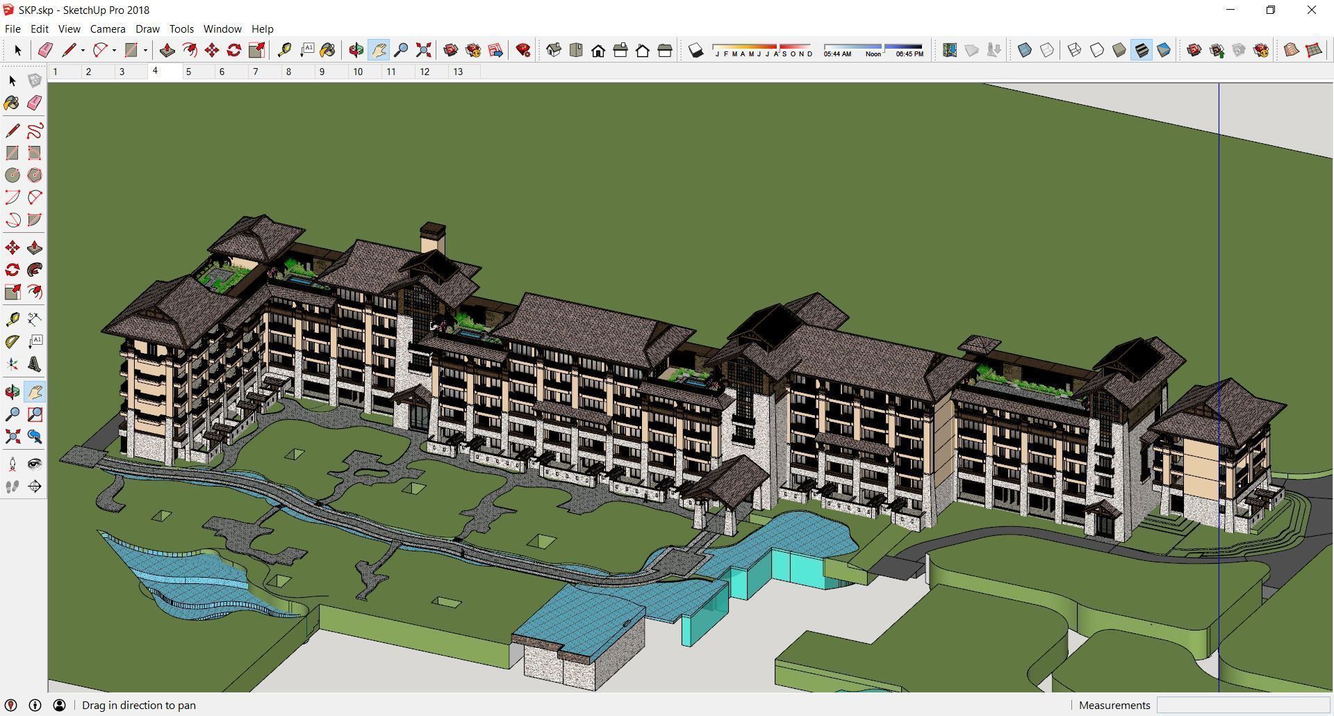 Sketchup Hotel K8 3D model | CGTrader