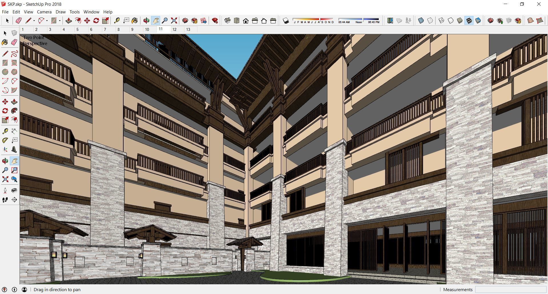 Sketchup Hotel K8 3D model | CGTrader