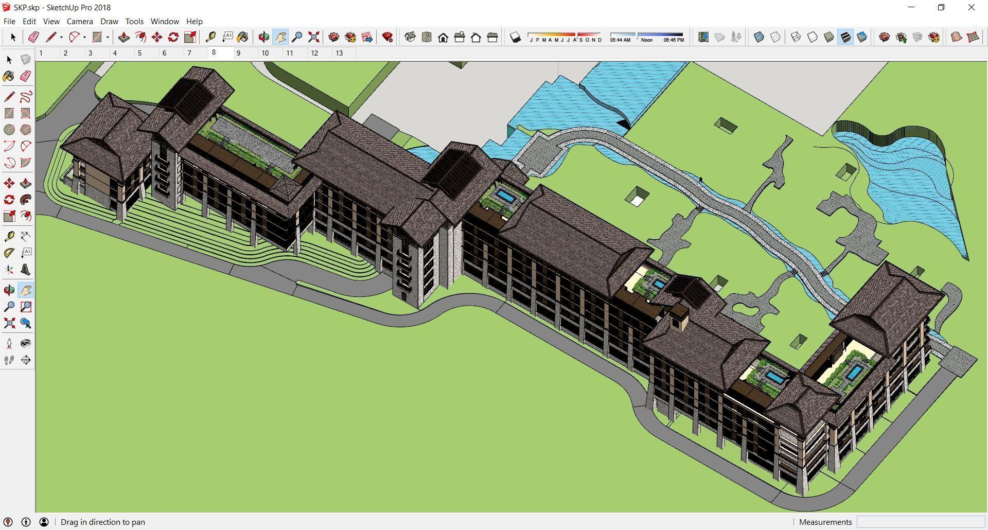 Sketchup Hotel K8 3D model | CGTrader