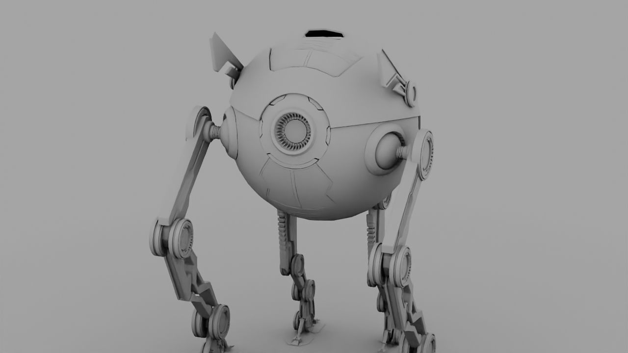 Mosquito DROID rigged character 3D model | CGTrader