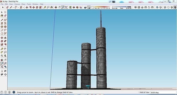 Sketchup Tower B1 free 3D model | CGTrader