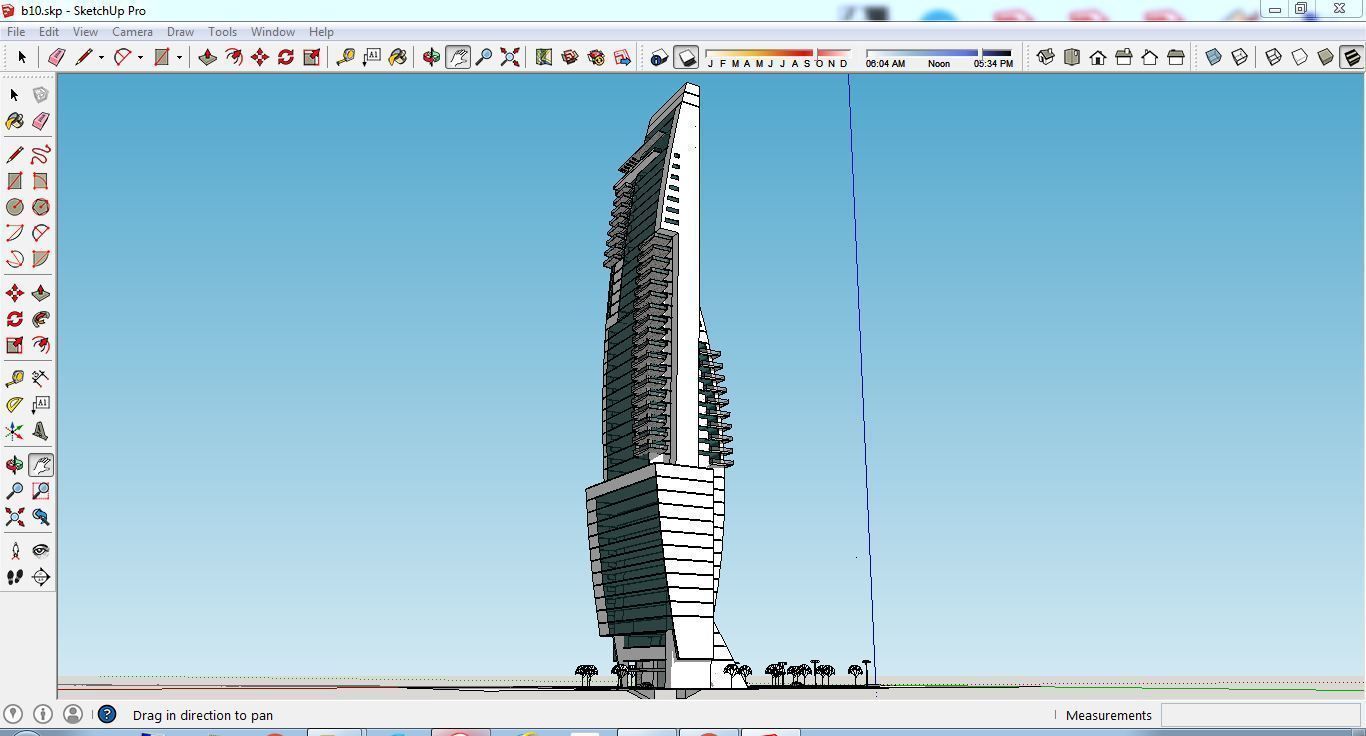 Sketchup Tower B10 free 3D model | CGTrader