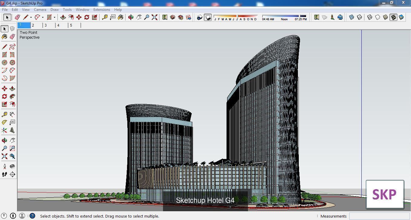 Collection 32 Sketchup Hotel models | CGTrader