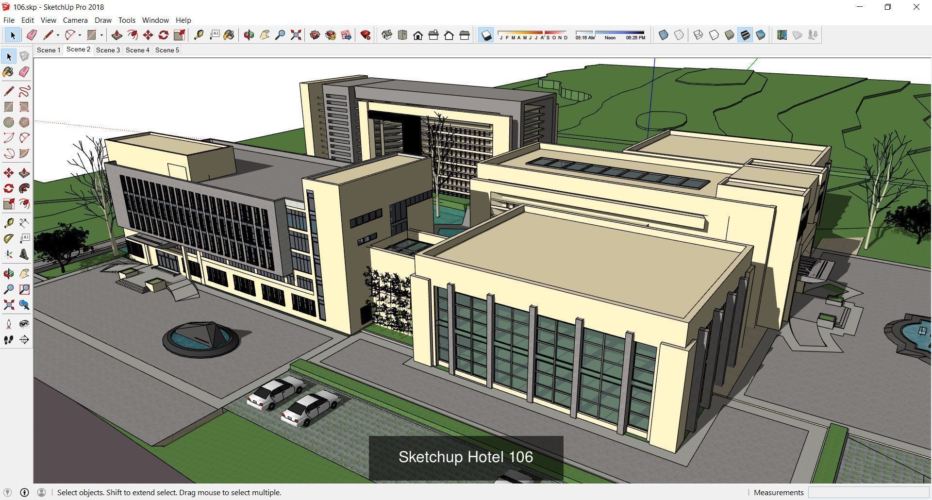 Collection 32 Sketchup Hotel models | CGTrader