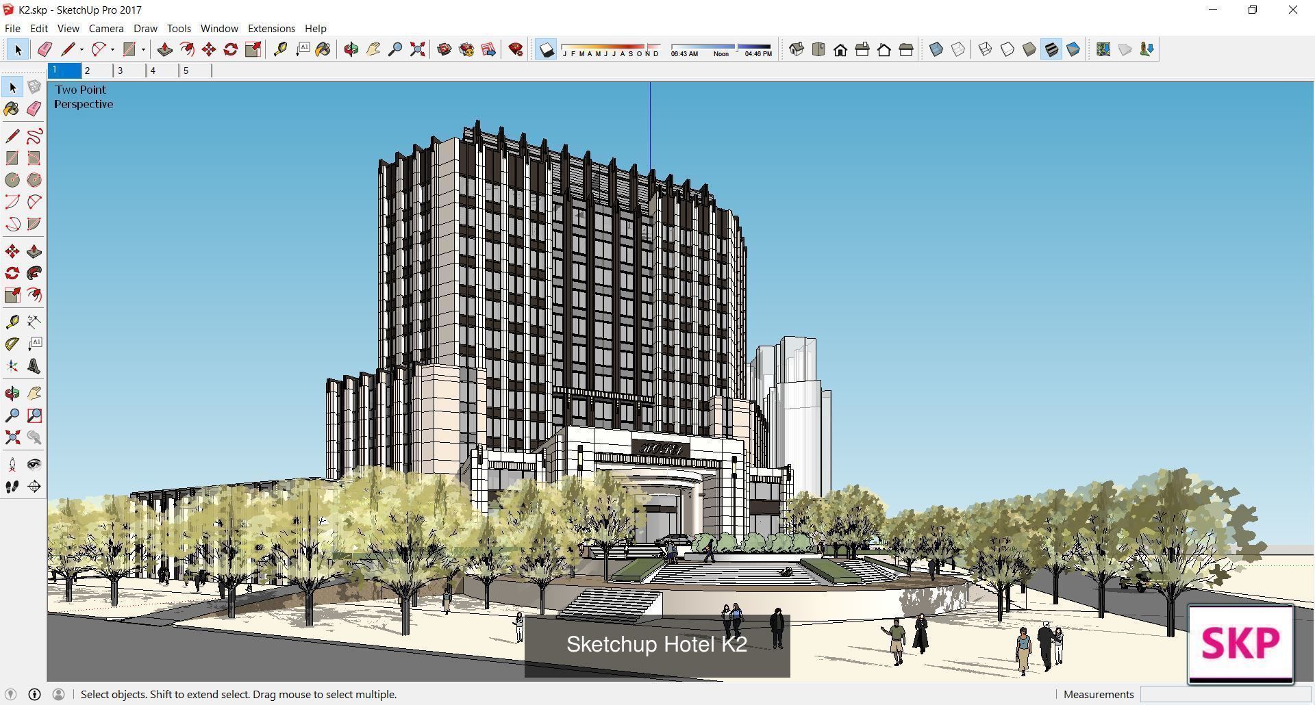 Collection 32 Sketchup Hotel models | CGTrader