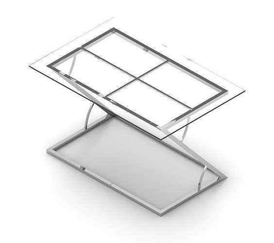 z desk glass coffee table available for purchase 3D model 3D printable ...