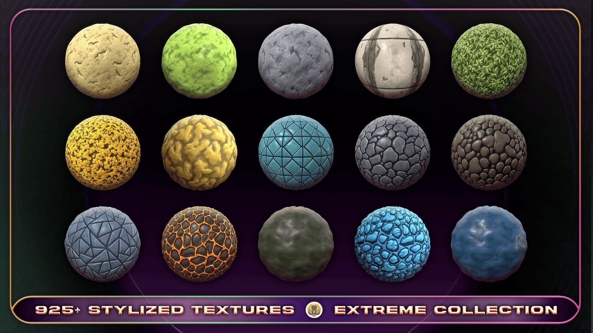 Texture Extreme Texture collection - 925 Stylized Textures VR / AR ...